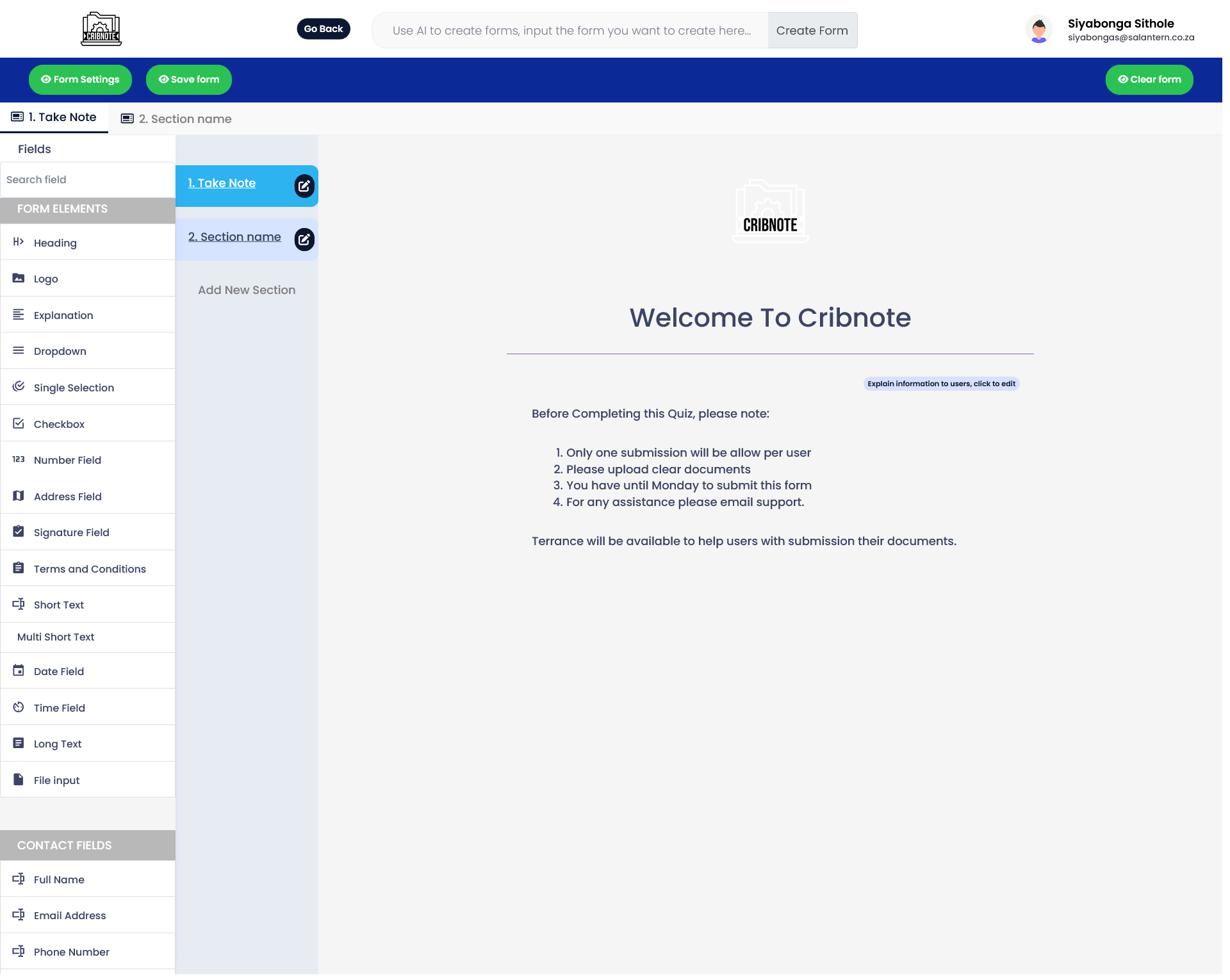 | Cribnote - Secure Data Management and Business Automation